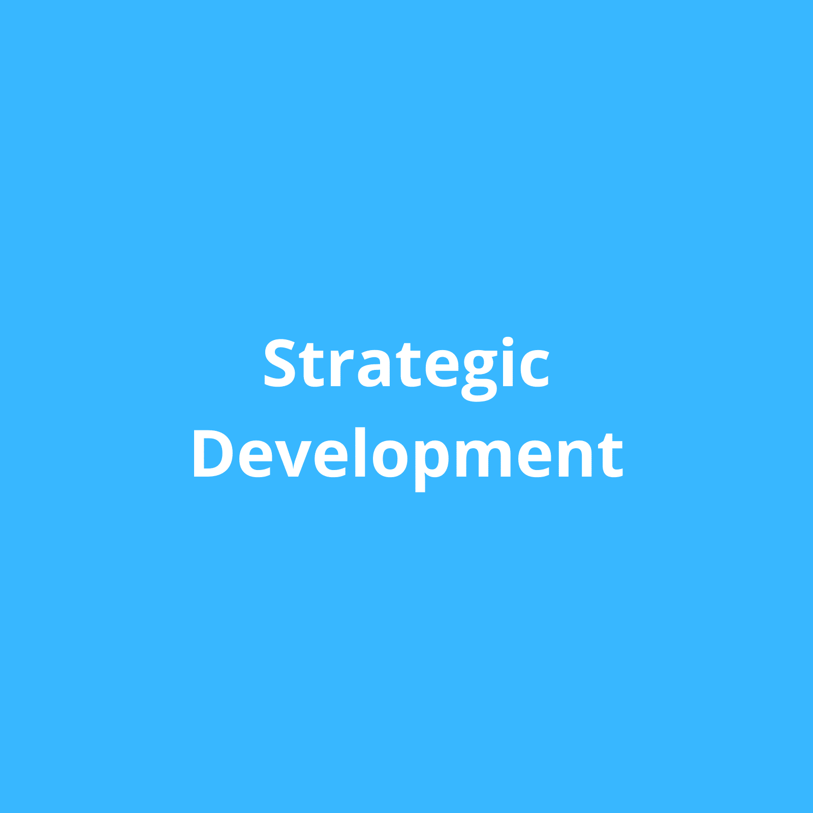 Strategic development: Creating your strategy to respond to changing ...